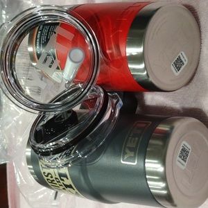 Yeti | Kitchen | 2 Yeti Cups One Red And One Charcoal | Poshmark